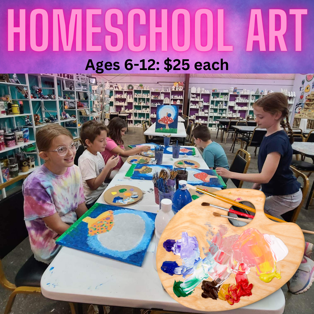 Homeschool art classes (2024-2025) | Imagine That Studio & Gifts